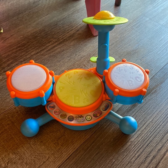 Toys | Vtech Kidbeats Learning Drum Set No Sticks Tested Works | Poshmark